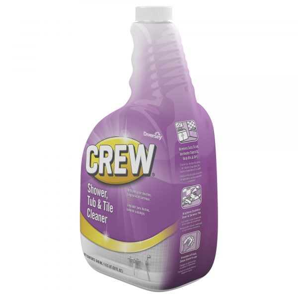 Crew Shower, Tub & Tile Cleaner, 32 oz, RTU - Bermuda Janitorial Supply