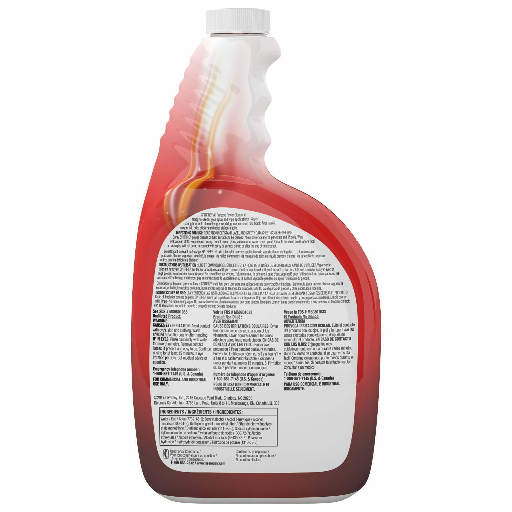 Spitfire Profesional All Purpose Power Cleaner, 32 oz, RTU - Bermuda ...