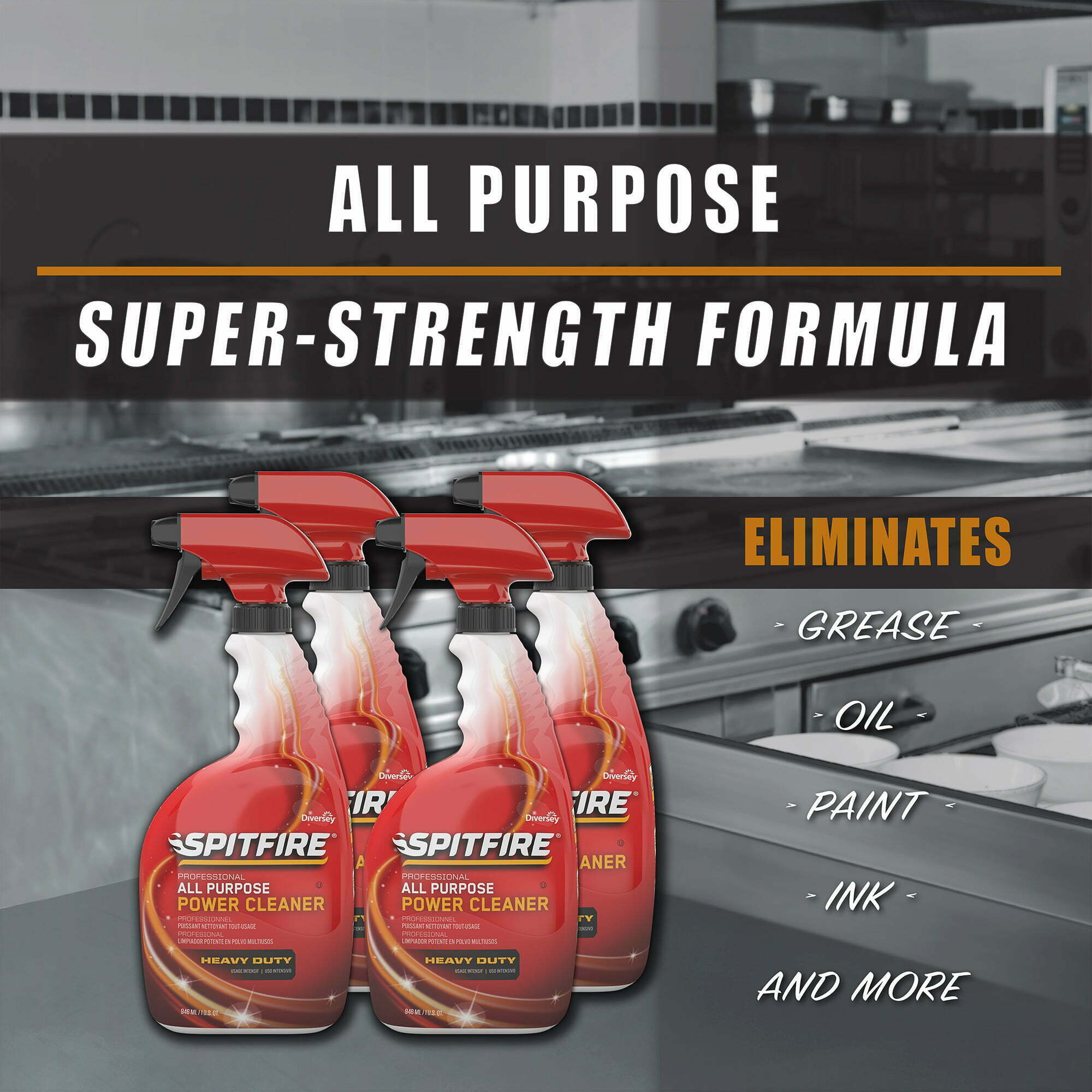 Spitfire Profesional All Purpose Power Cleaner, 32 oz, RTU - Bermuda ...